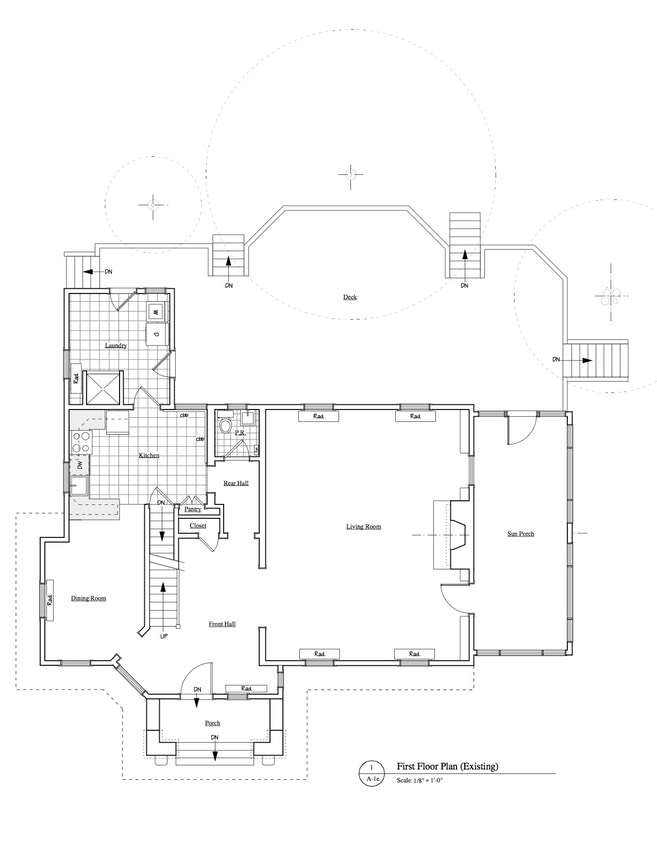 Existing 1st Floor Plan | DCL ARCHITECTS