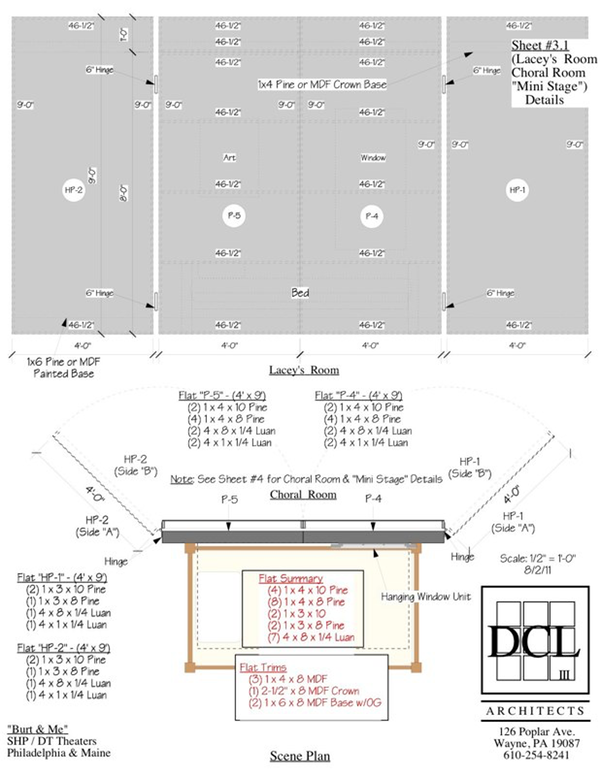 Stage Left Flat Layout | DCL ARCHITECTS