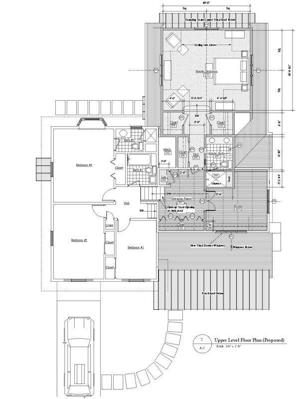 Mid & Upper Level Plan (proposed) | DCL ARCHITECTS